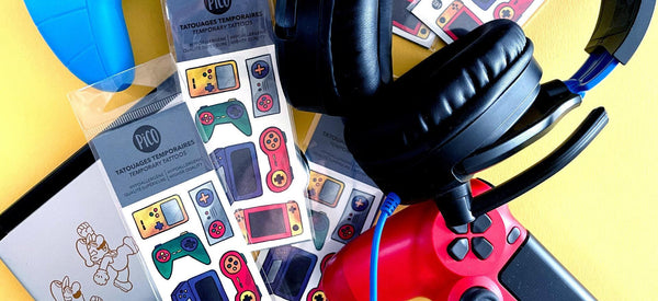 Video Game Stickers for Kids | PiCO Tatoo