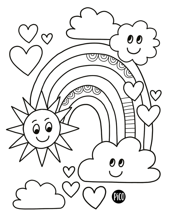 Fun & Creative Free Printable Coloring Pages | PiCO Tatoo