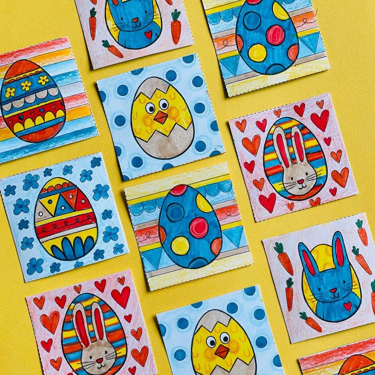 Free Printable Coloring Page: Memory Game for Kids – PiCO Tatoo