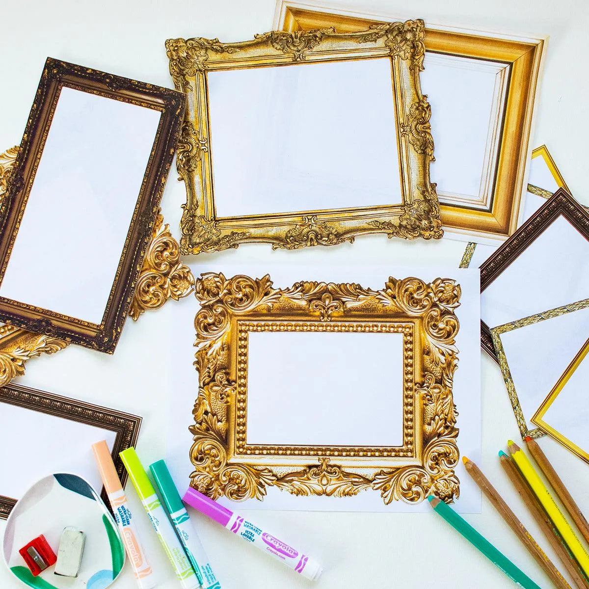 Printable Frames for Home Drawing | PiCO Tatoo