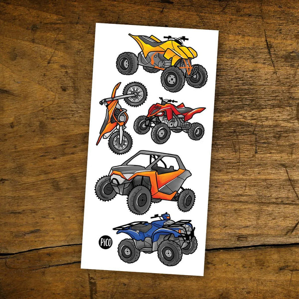 ATV and Motocross Temporary Tattoos | PiCO Tatoo