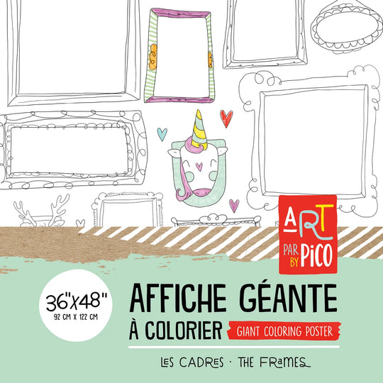 Giant Coloring Posters | Creative Wall Art – PiCO Tatoo